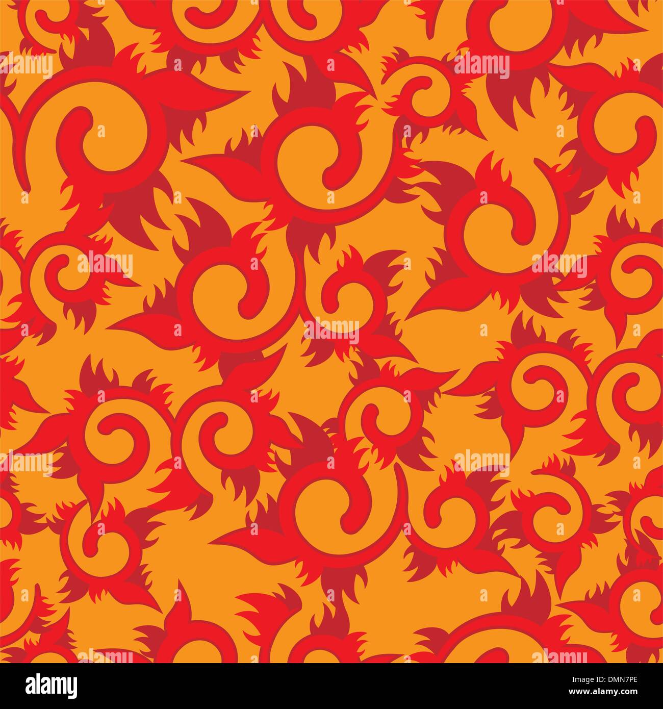 seamless floral fire Stock Vector Image & Art - Alamy