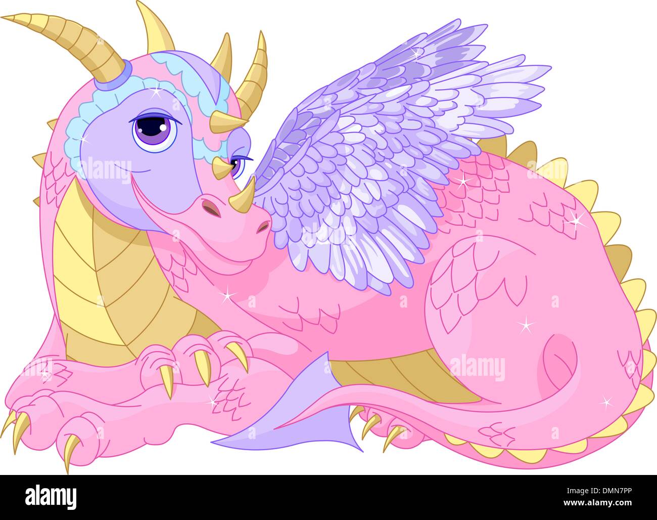Beautiful lady Dragon Stock Vector Image & Art - Alamy