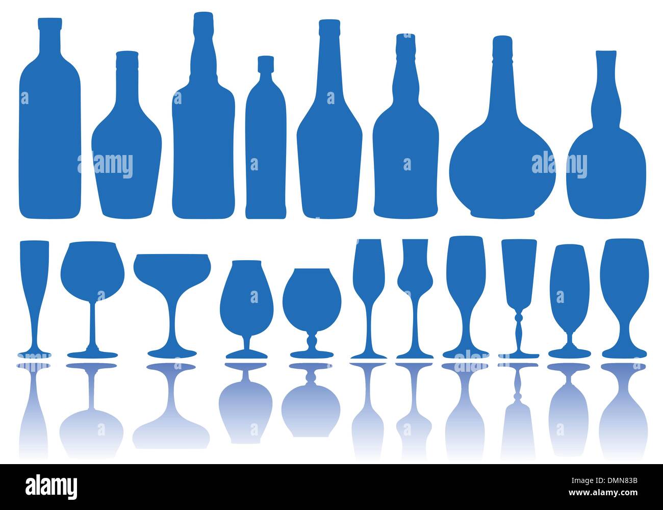 Whisky wine bottles beer Stock Vector Images - Alamy