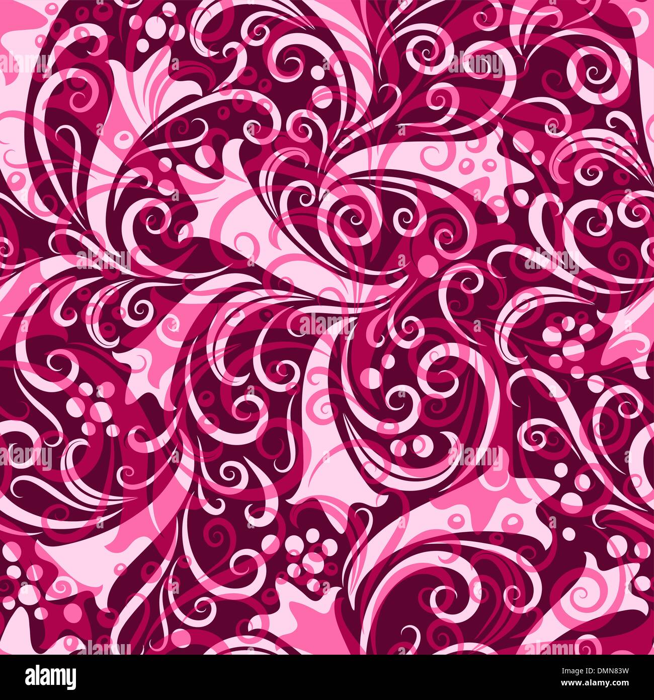 Purple seamless floral pattern Stock Vector Image & Art - Alamy