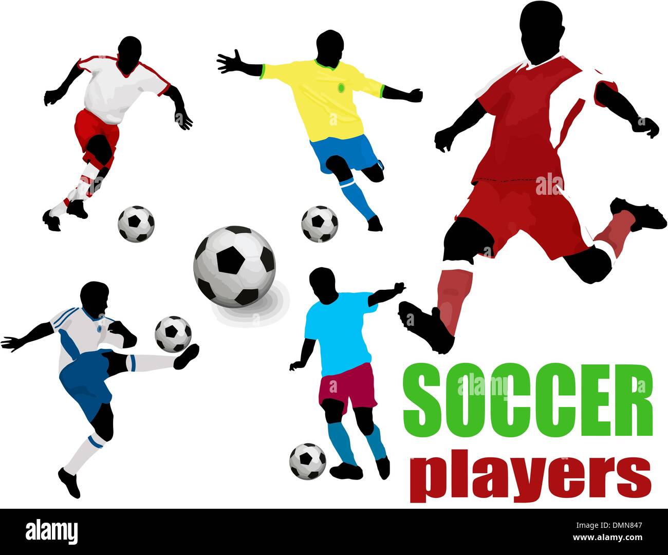The foot of the goal Stock Vector Images - Alamy