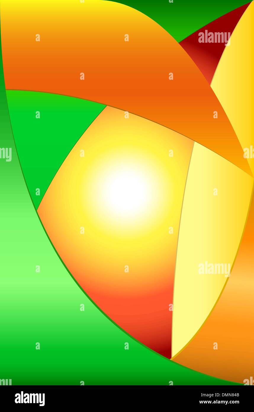Hot summer border orange Stock Vector Images - Alamy