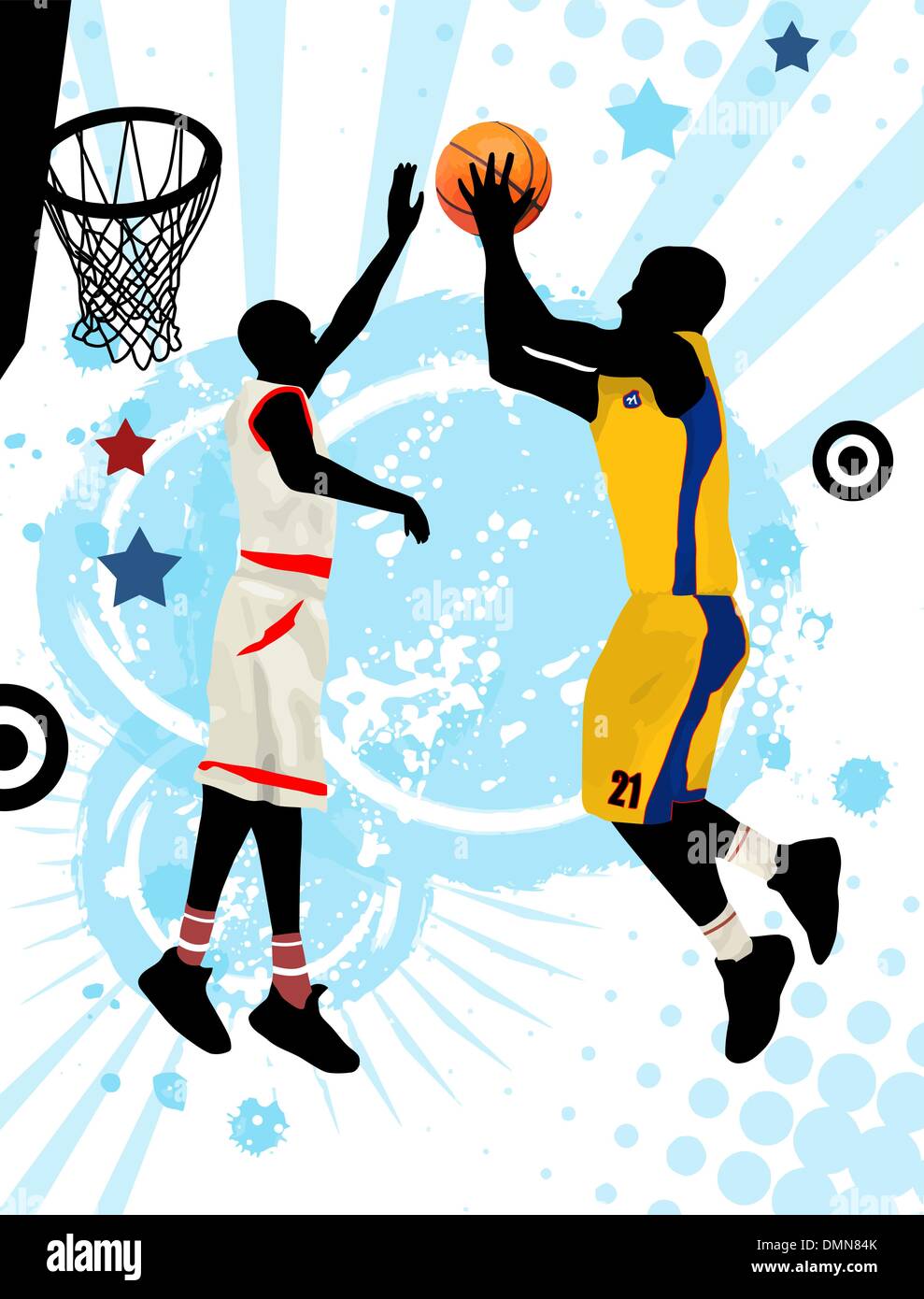 Basketball poster background Stock Vector Image & Art - Alamy
