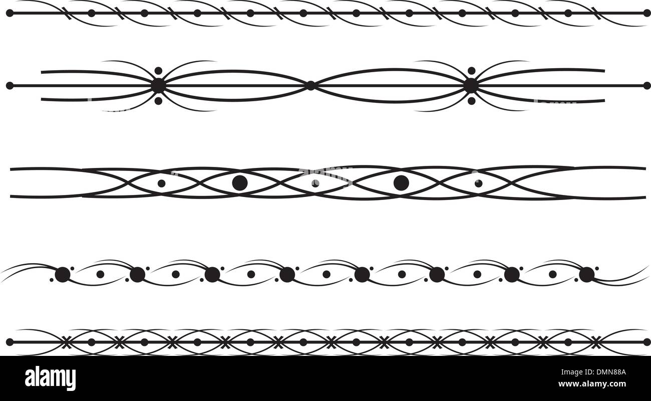 set of ornament element Stock Vector Image & Art - Alamy