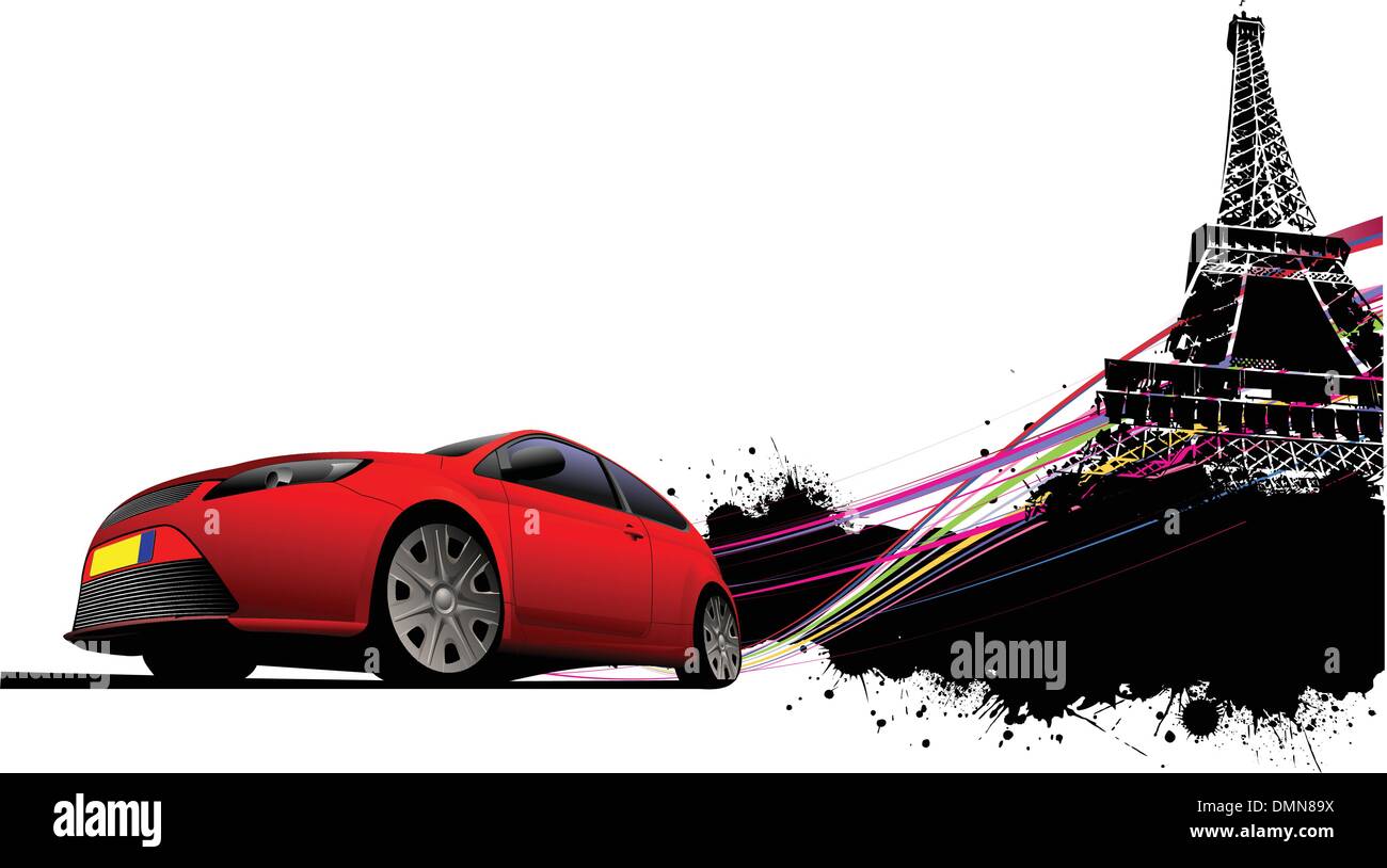 Vintage Car Paris Stock Vector Images Alamy