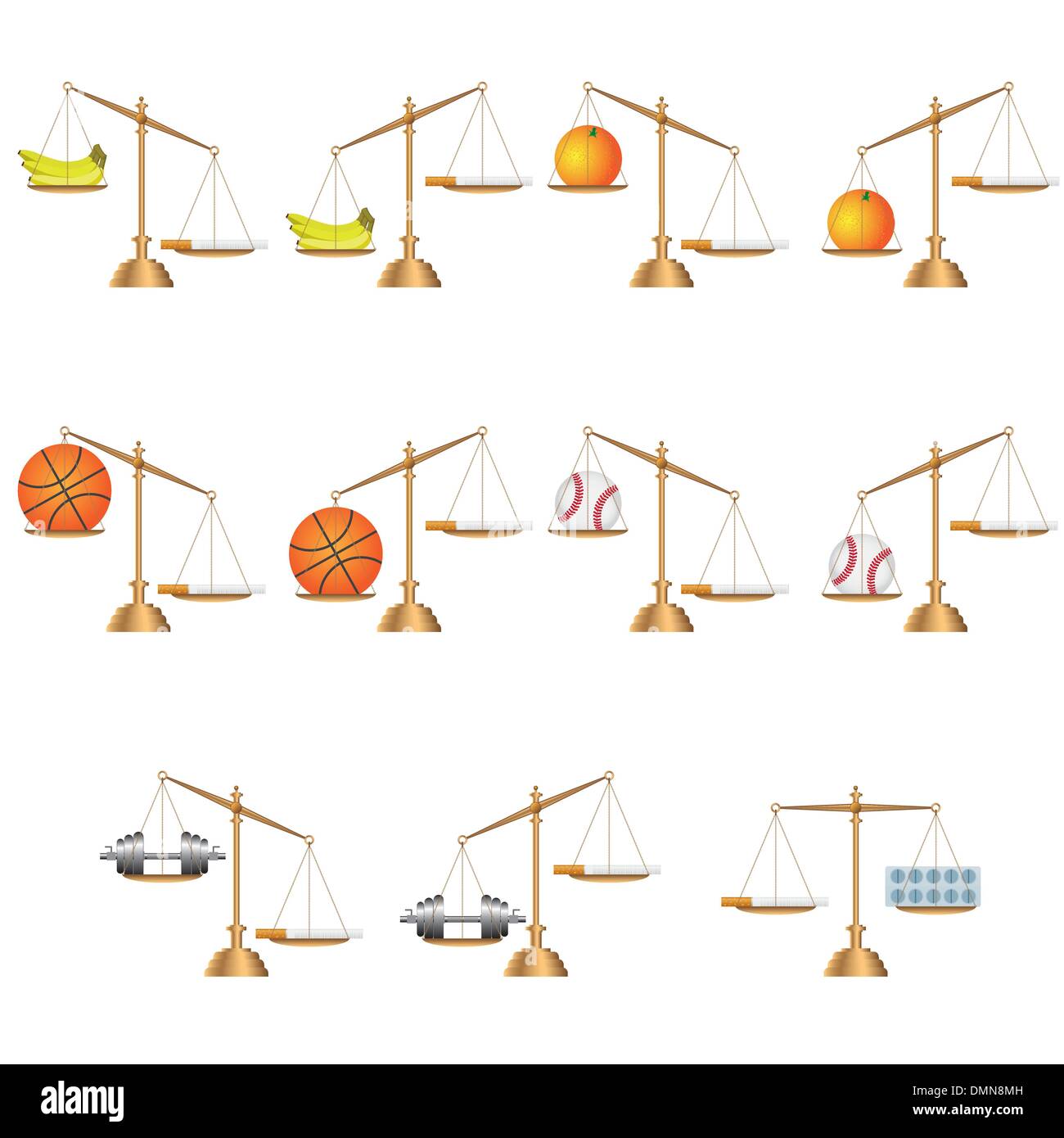 Set of scales Stock Vector Image & Art - Alamy