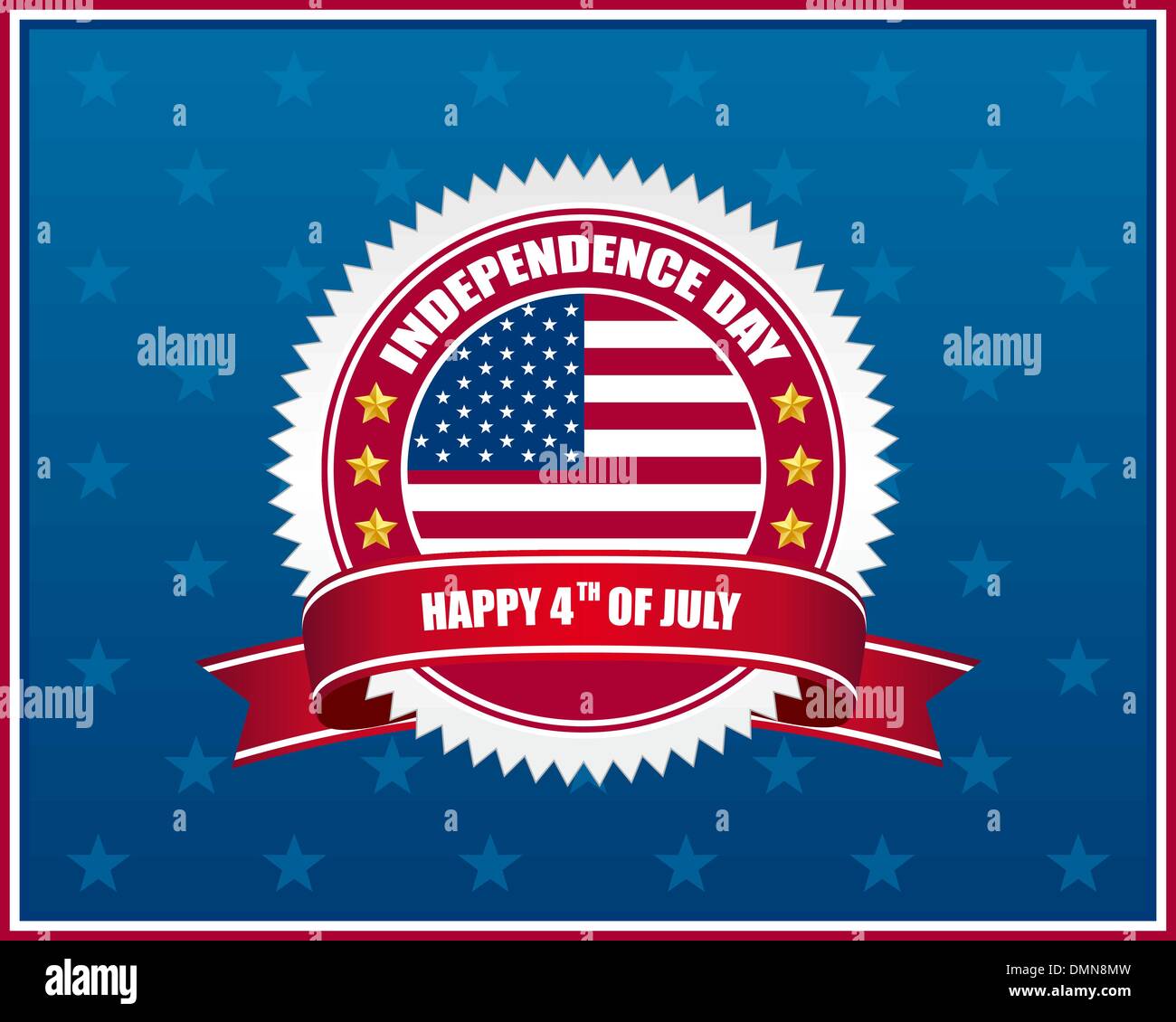Independence day badge Stock Vector Image & Art - Alamy