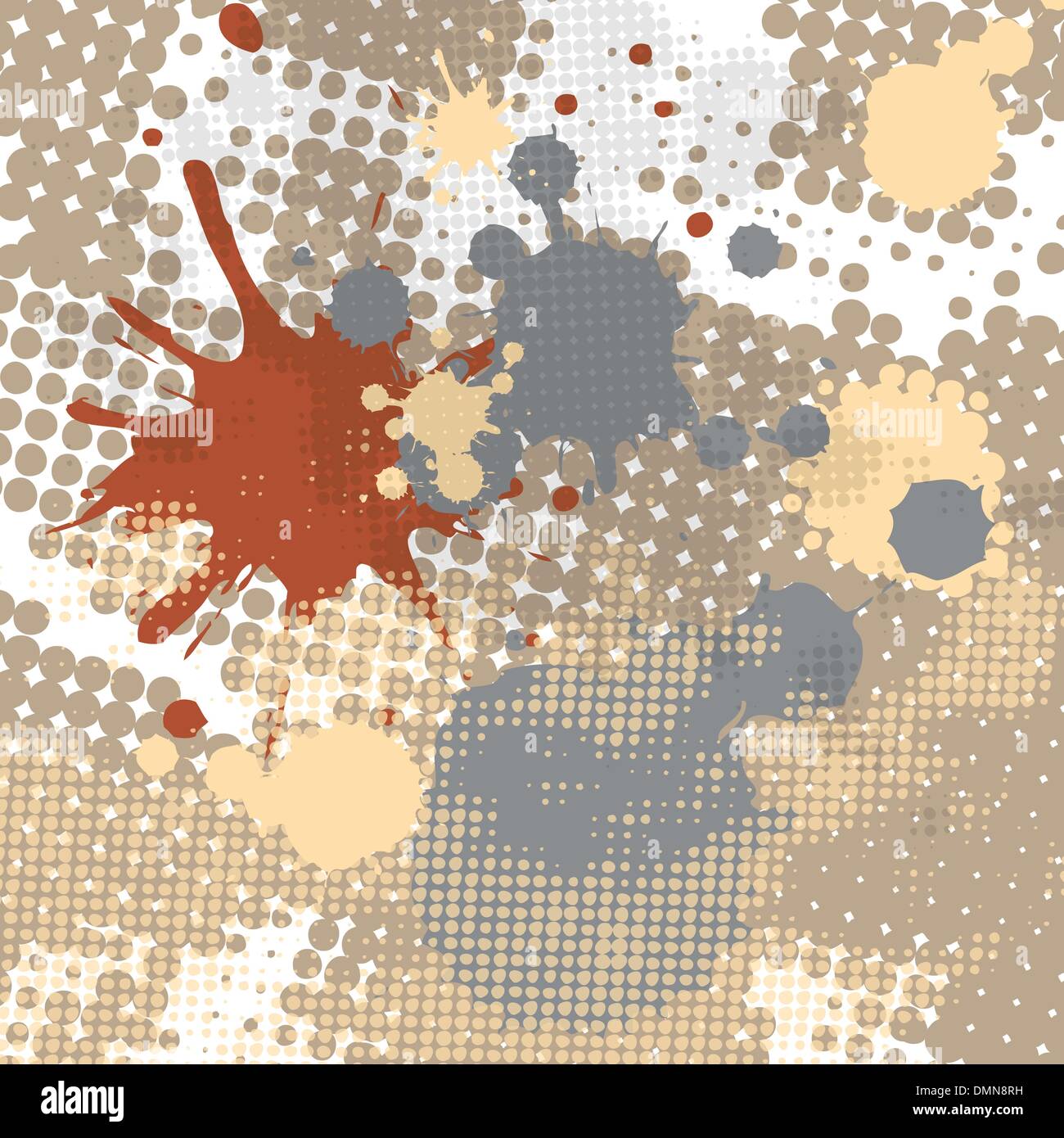 Abstract splatter grunge halftone Stock Vector Images - Alamy