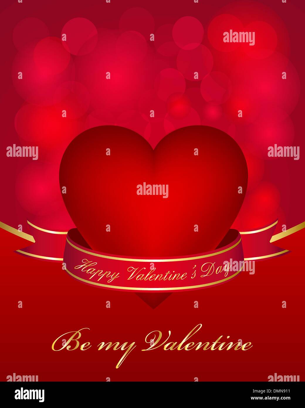 Valentine's day card Stock Vector Image & Art - Alamy