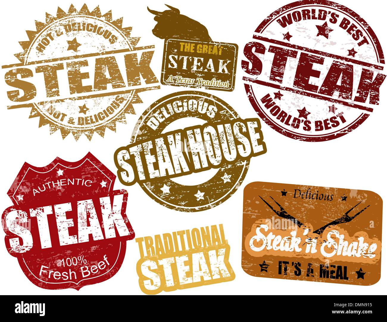 Steak stamp sign seal hi-res stock photography and images - Alamy