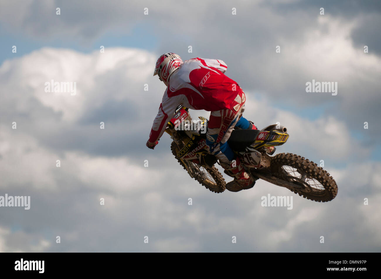 Motocross track jump hi-res stock photography and images - Alamy