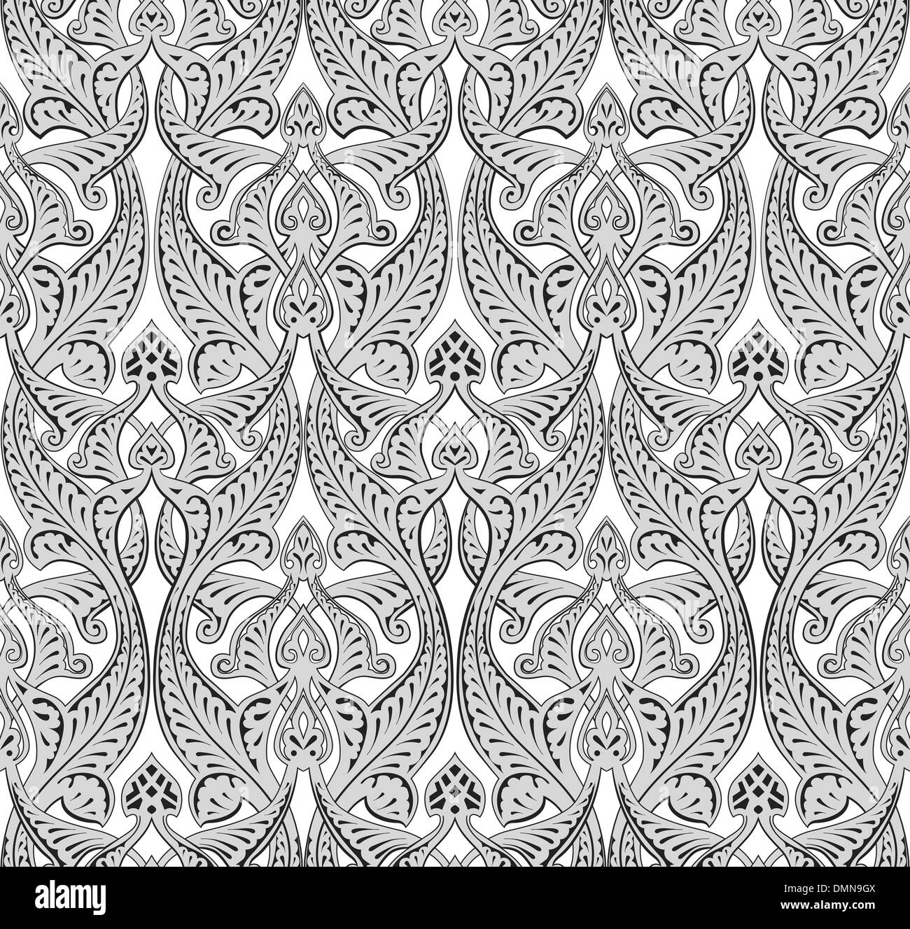 Illustration of an intricate seamlessly tilable repeating Middle ...
