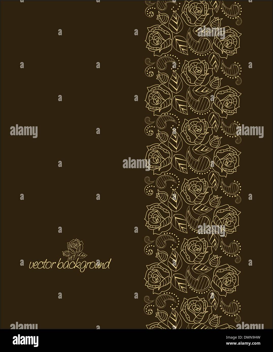 Roses design elements Stock Vector Images - Alamy