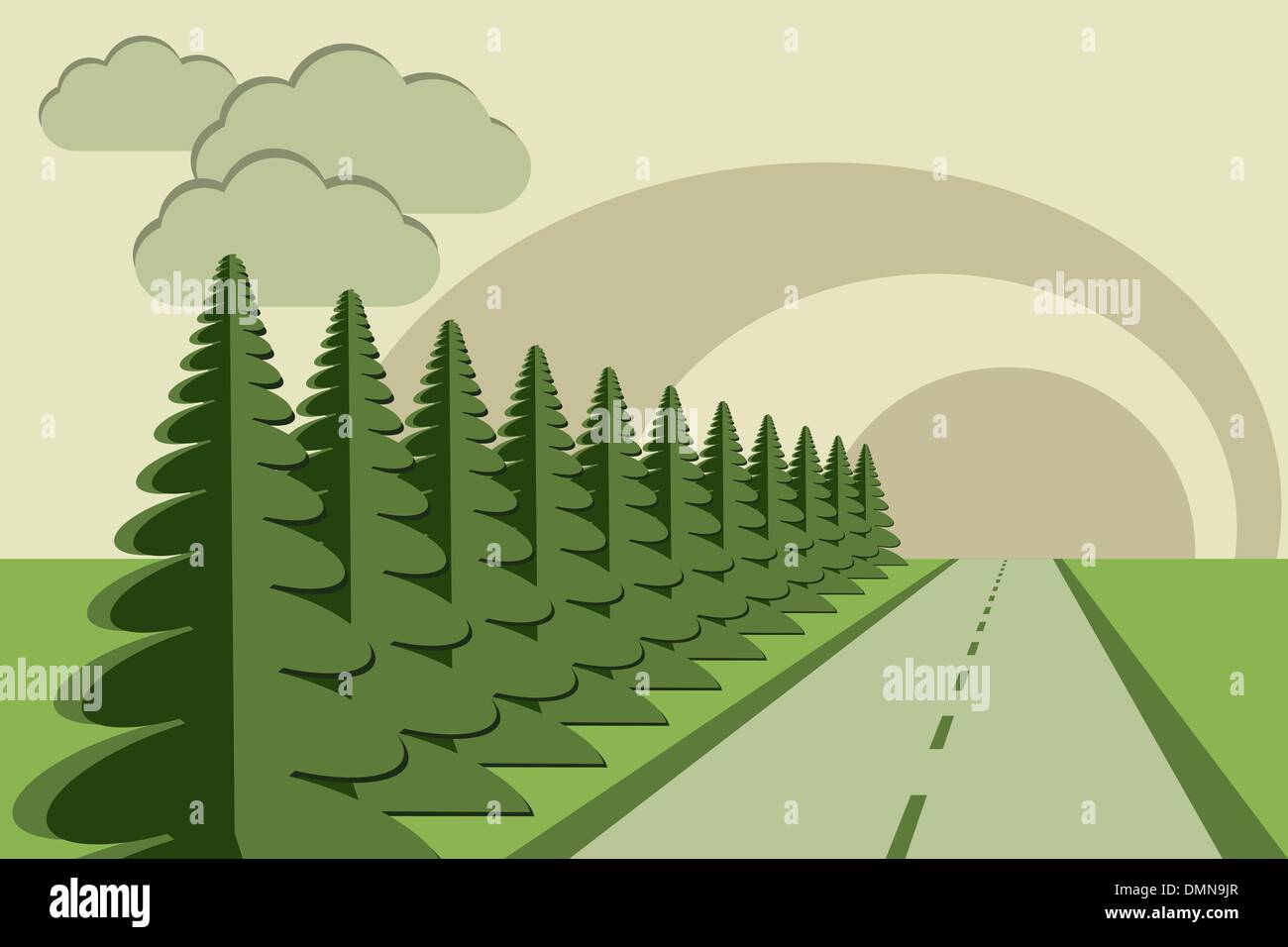 Papercraft trees hi-res stock photography and images - Alamy