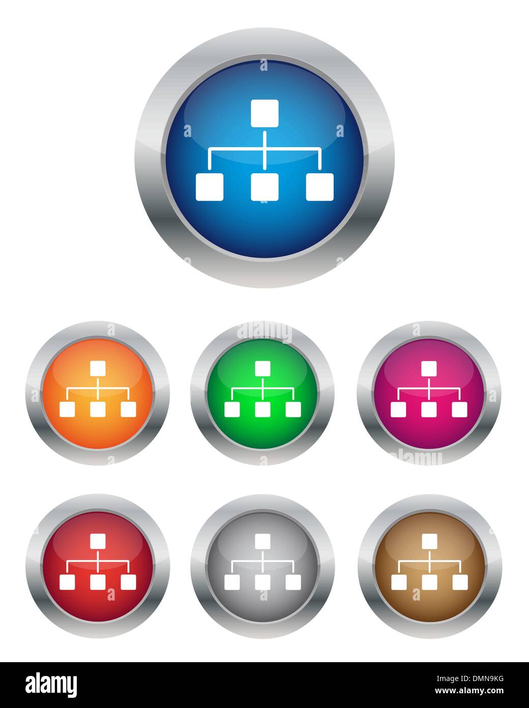 Global network red Stock Vector Images - Alamy