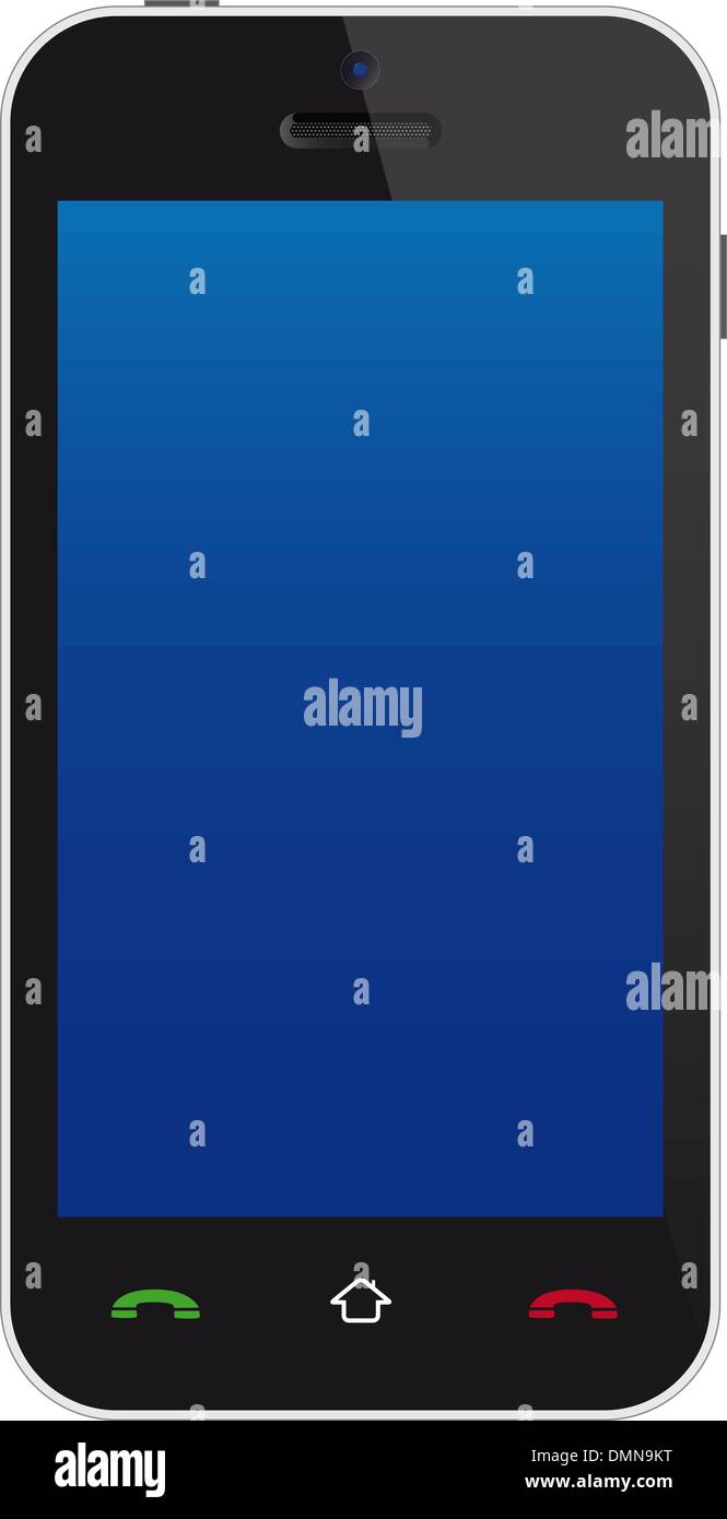 Touchscreen telephone Stock Vector Images - Alamy