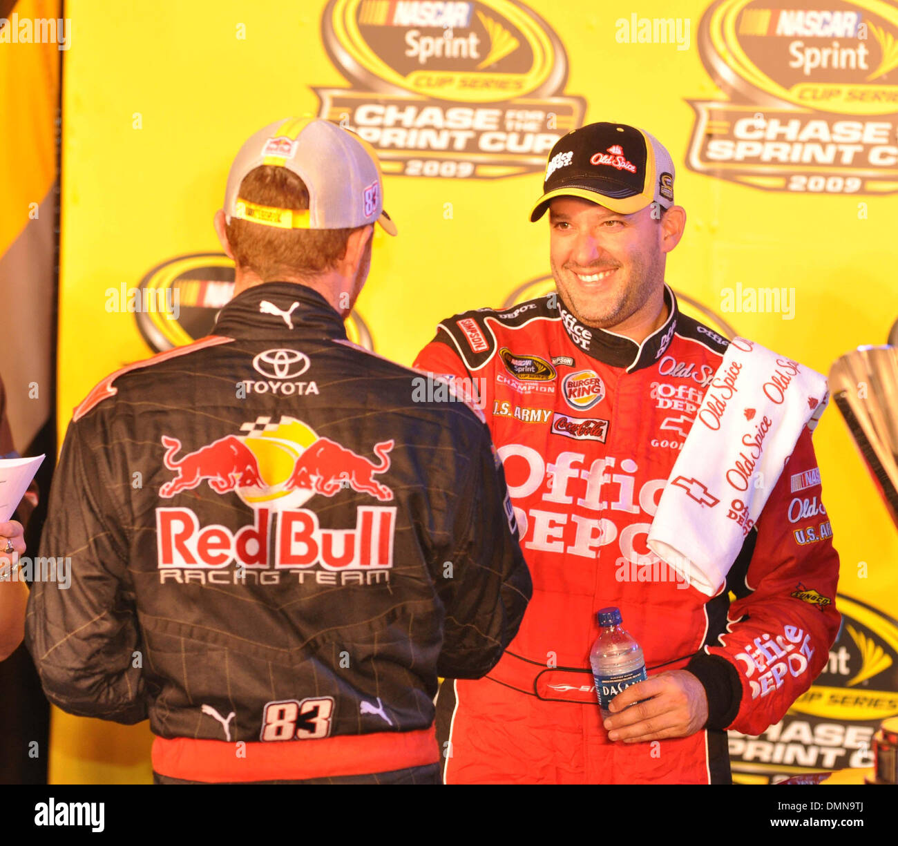 Sep 12, 2009 - Richmond, Virginia, USA - Drivers TONY STEWART & BRIAN ...