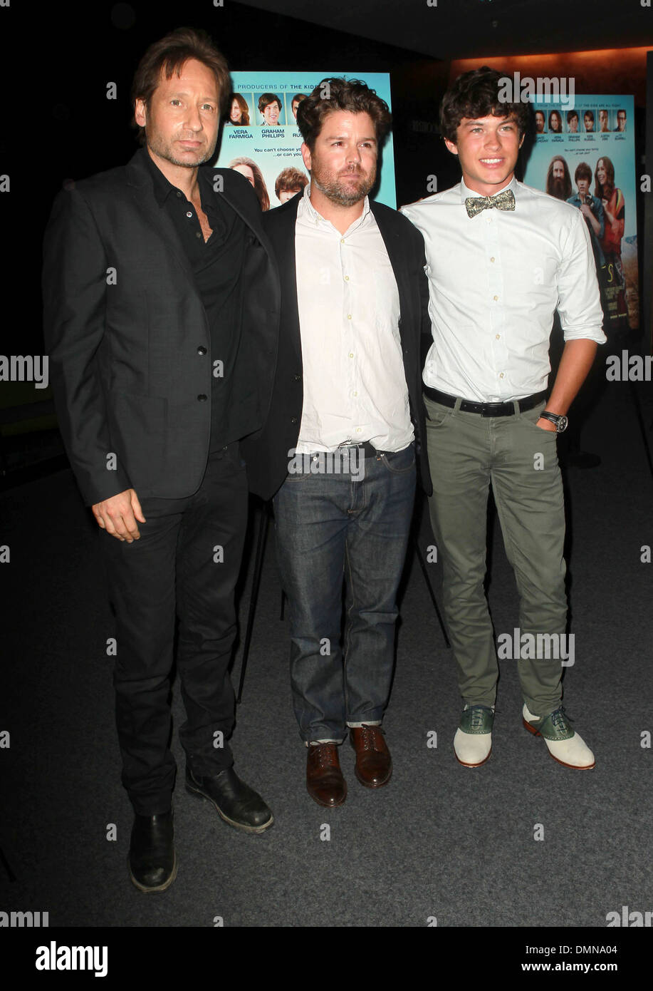 David Duchovny Christopher Neil and Graham Phillips attend premiere of ...