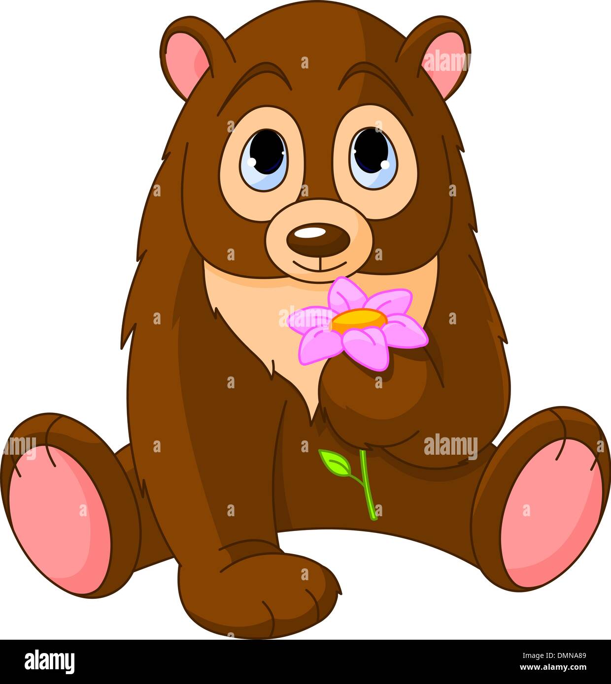 Cute little bear teddy Stock Vector Images - Alamy