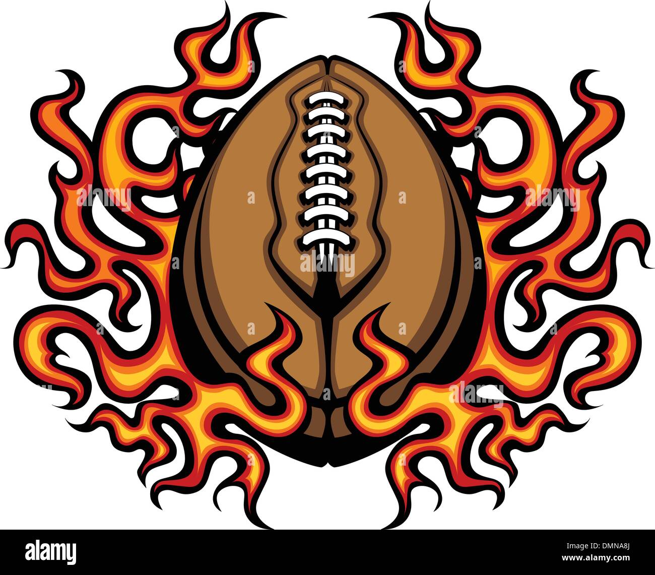 American football symbol Stock Vector Images - Alamy
