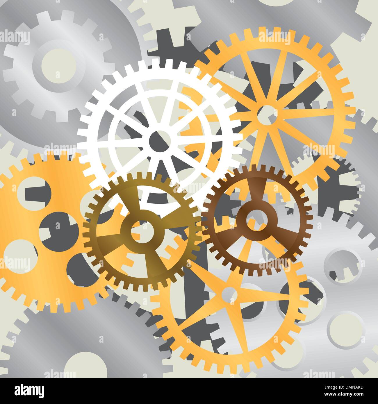 Business gear strategy concept Stock Vector Images - Alamy