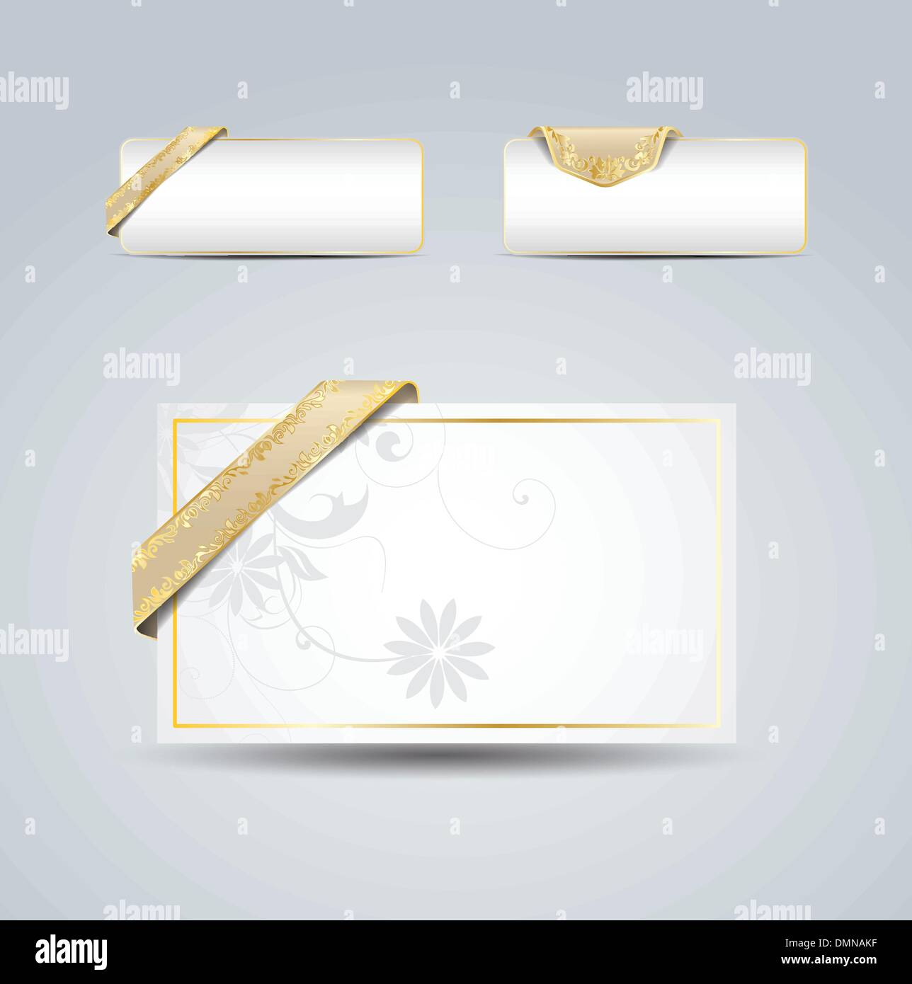 Golden ribbons hi-res stock photography and images - Alamy