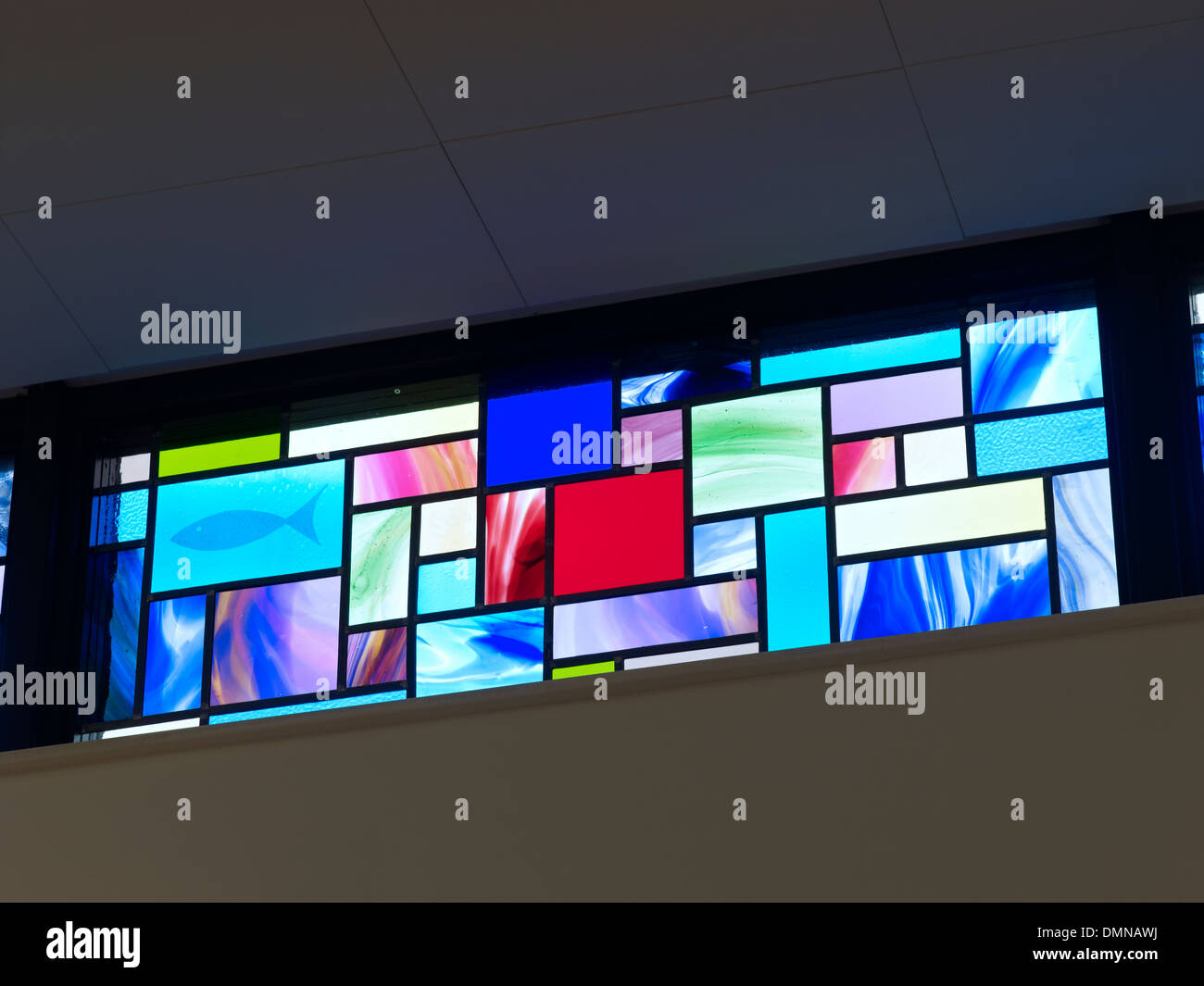 Reflection stained glass window hi-res stock photography and images - Alamy