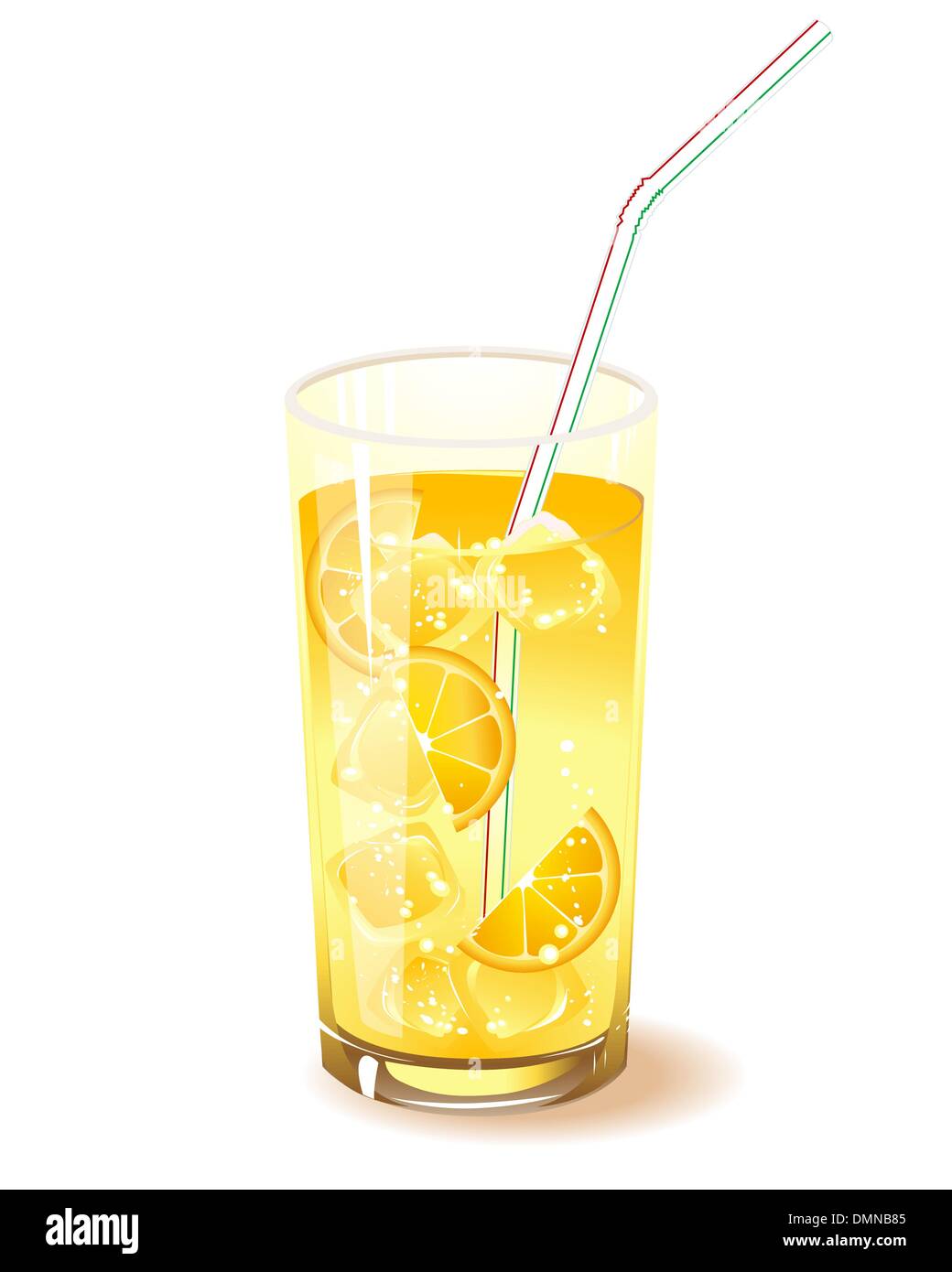 Orange cocktail cup Stock Vector Images - Alamy