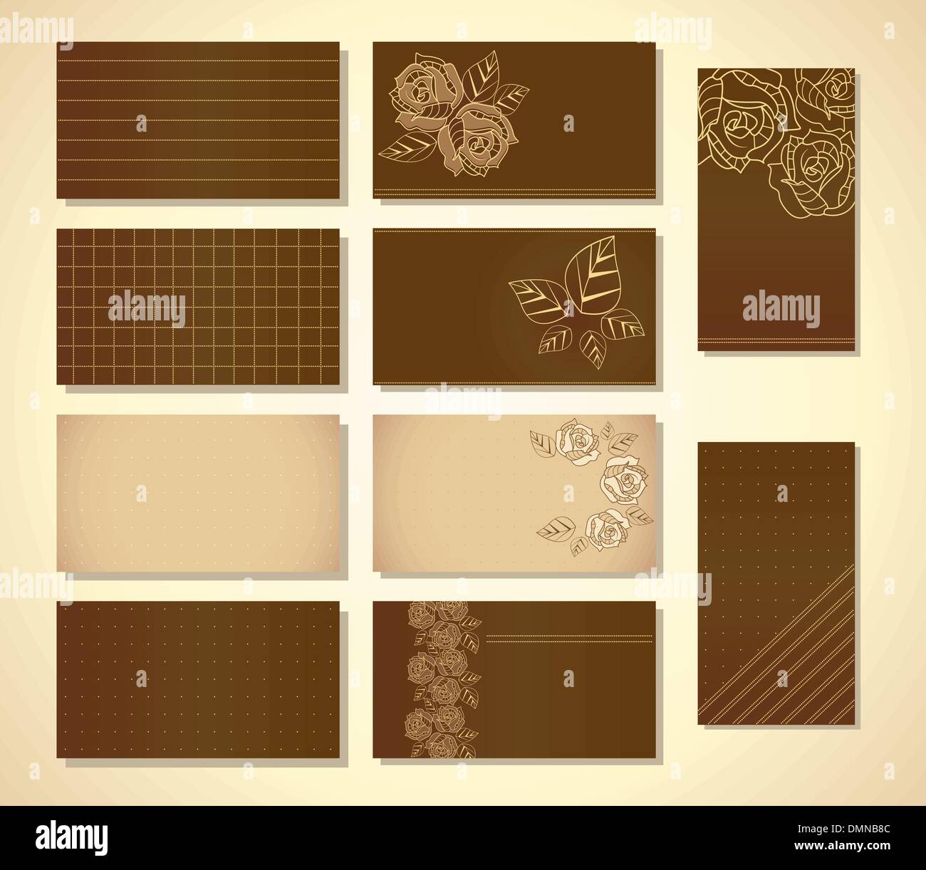 Double flower rose Stock Vector Images - Alamy