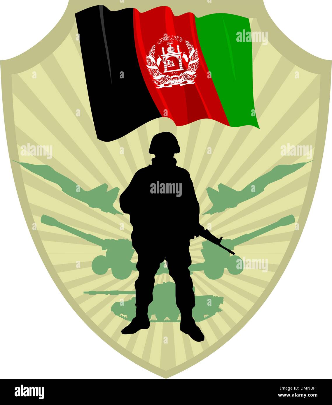 Army of Afghanistan Stock Vector Image & Art - Alamy