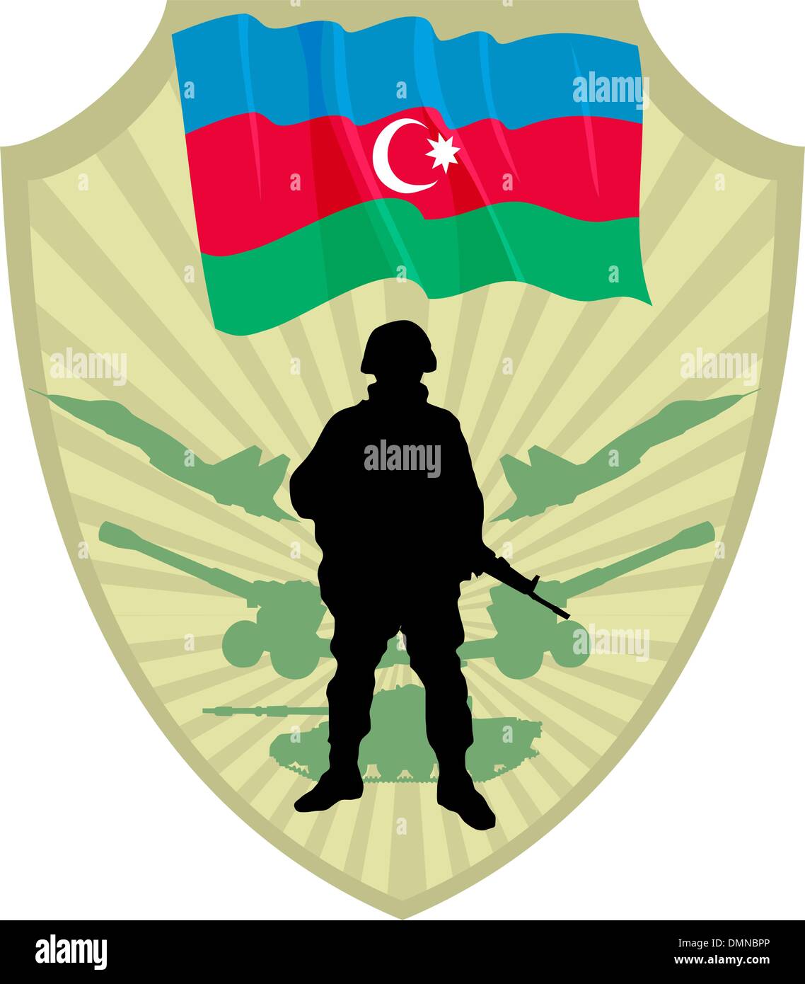 Army of Azerbaijan Stock Vector Image & Art - Alamy