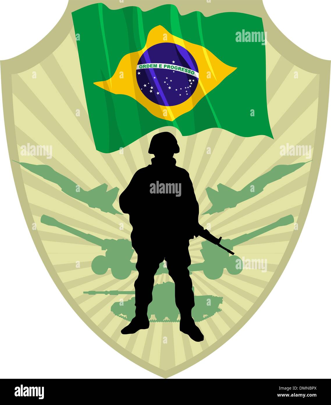 Army of Brazil Stock Vector Image & Art - Alamy