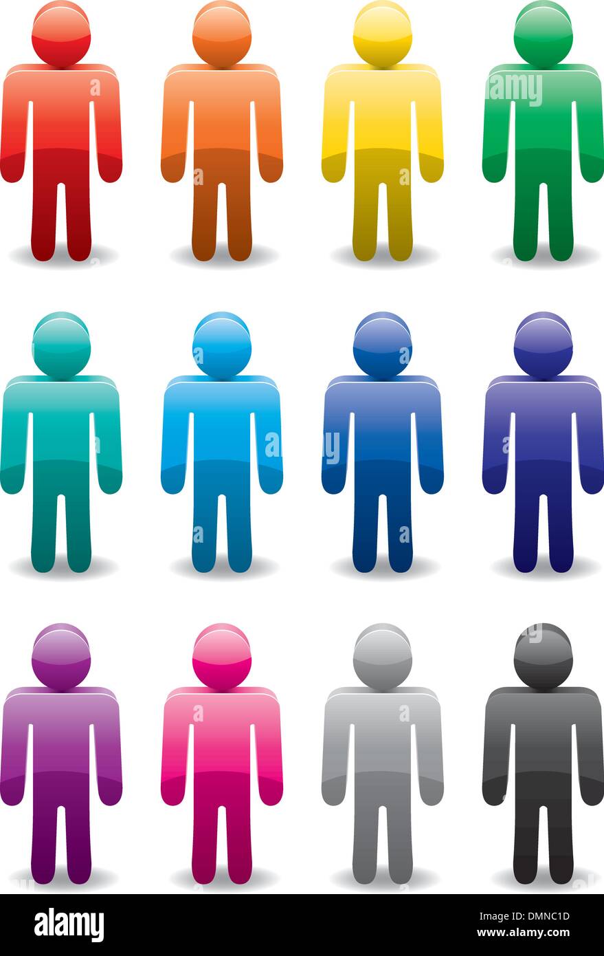 Vector symbols of man Stock Vector Images - Alamy