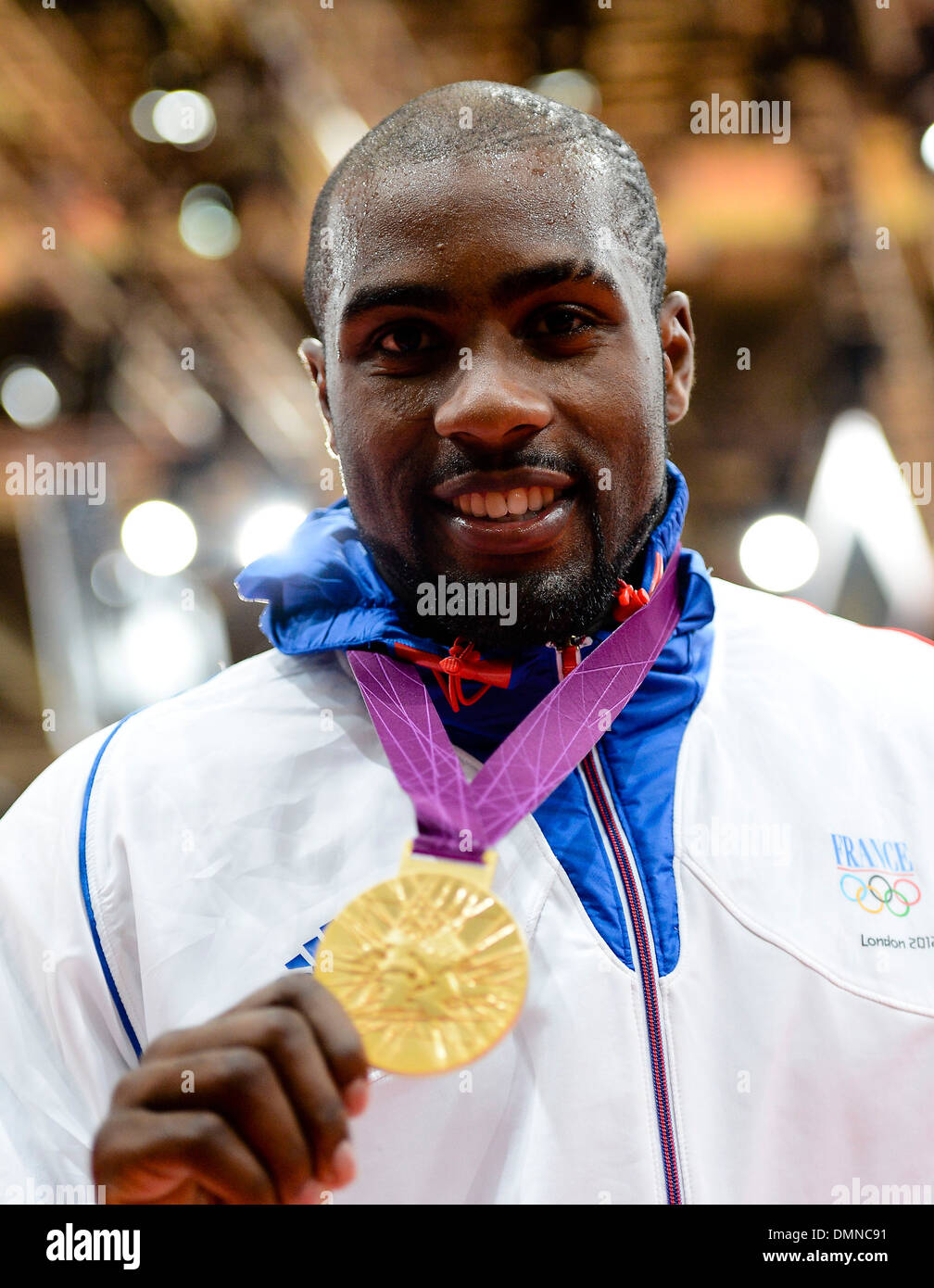 Teddy Riner wins +100kg judo contest at 2012 London Olympics London ...