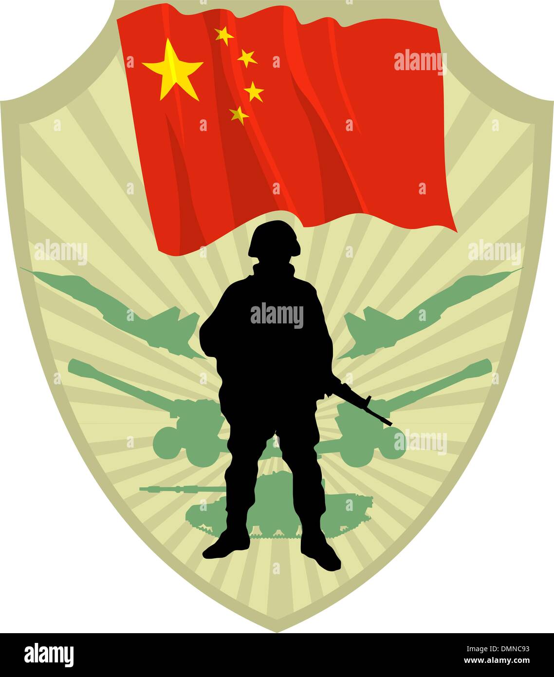 Army of China Stock Vector Image & Art - Alamy