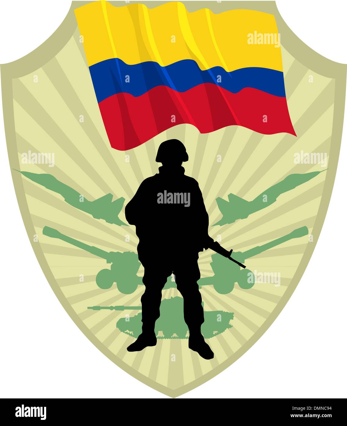 Army of Colombia Stock Vector Image & Art - Alamy