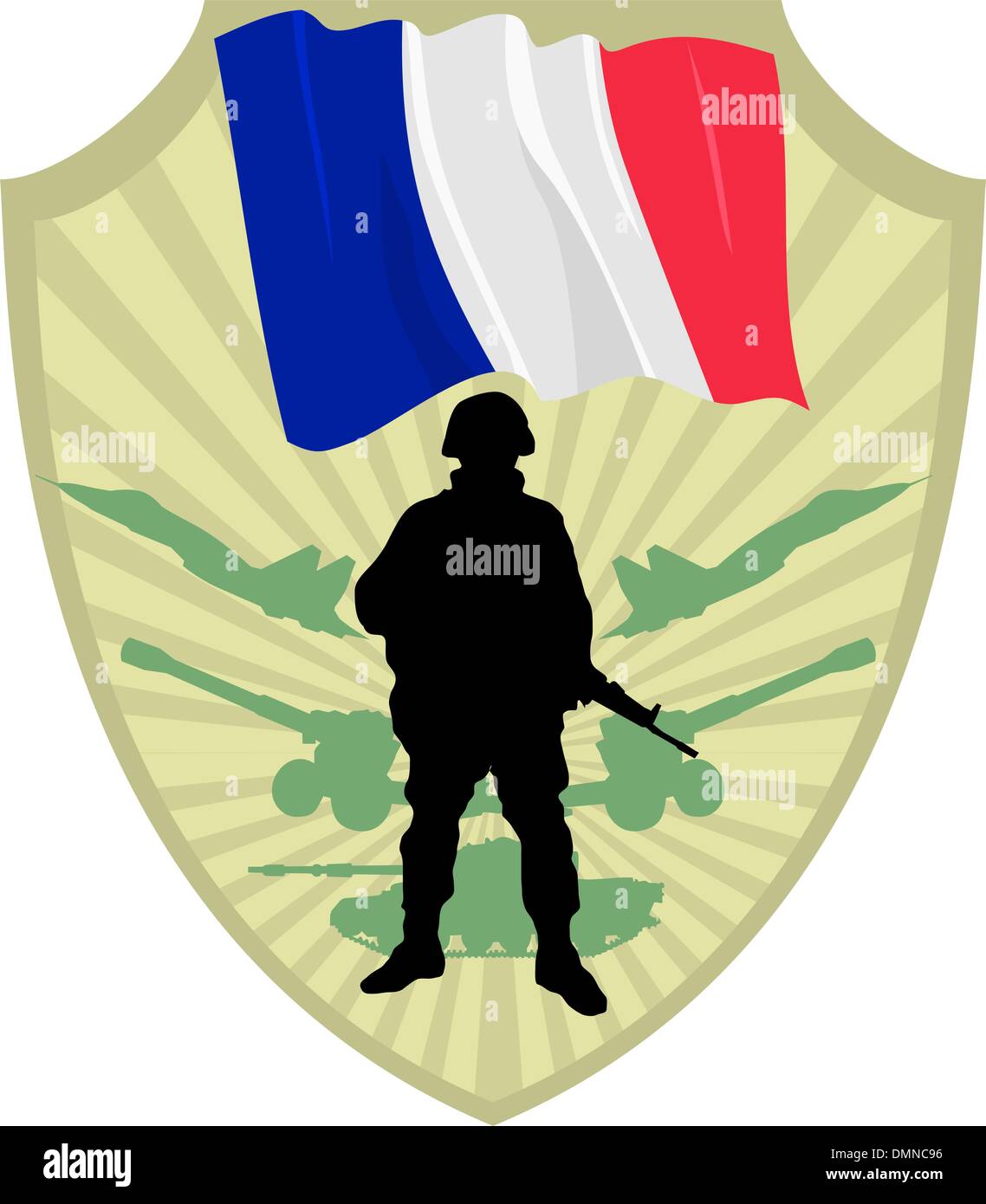 Army of France Stock Vector Image & Art - Alamy