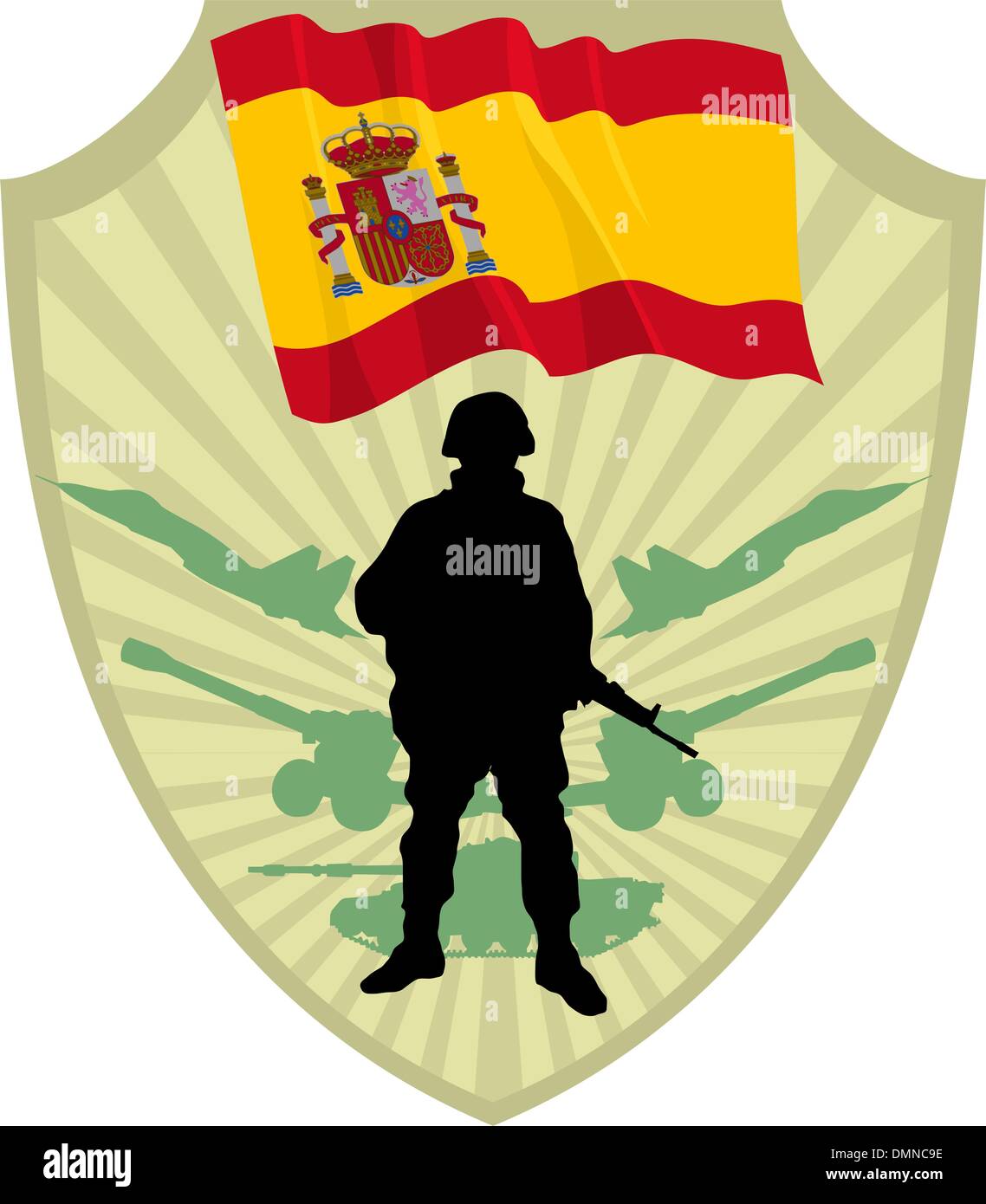 Army of Spain Stock Vector Image & Art - Alamy