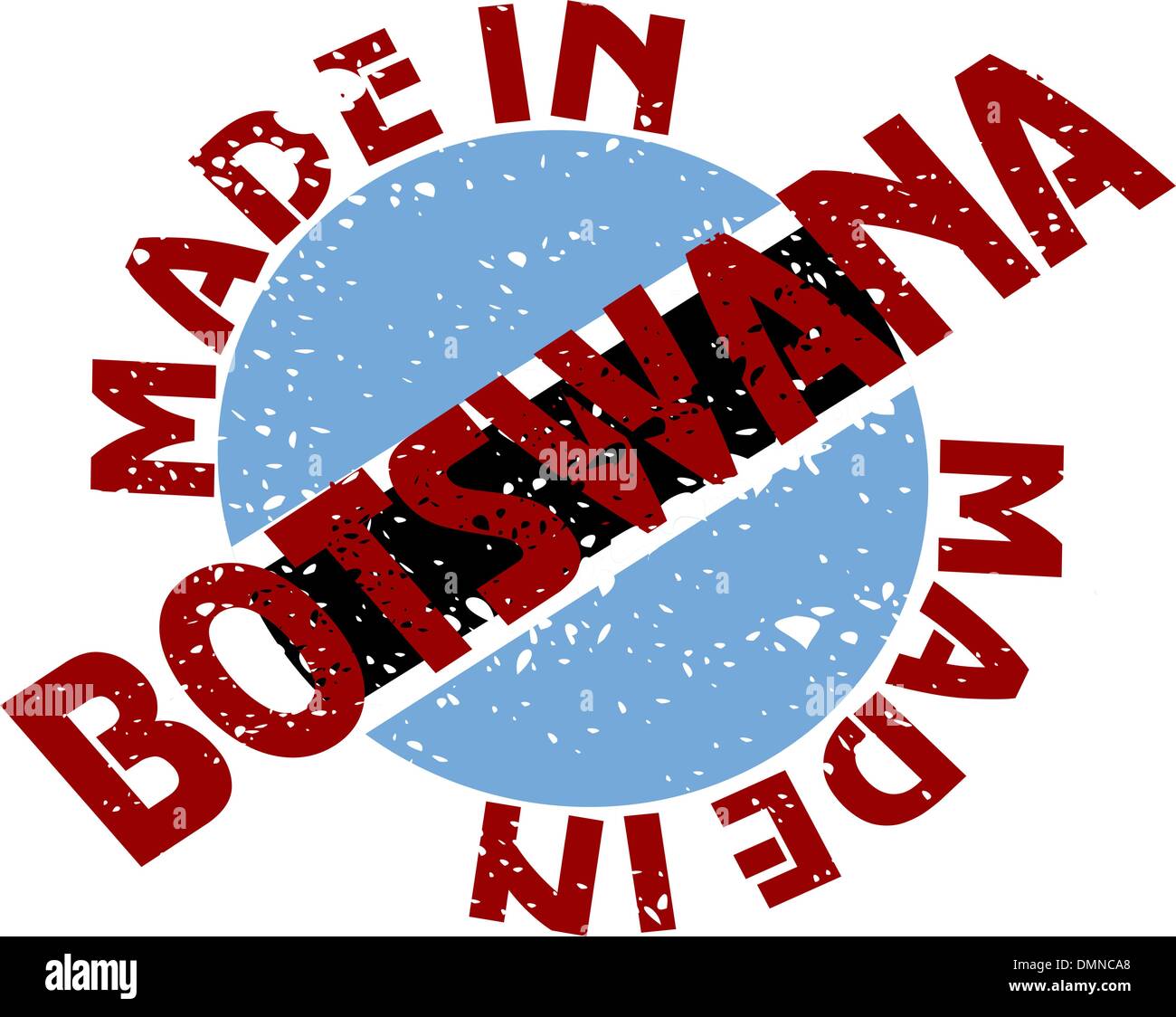 Botswana flag icon in Stock Vector Images - Alamy