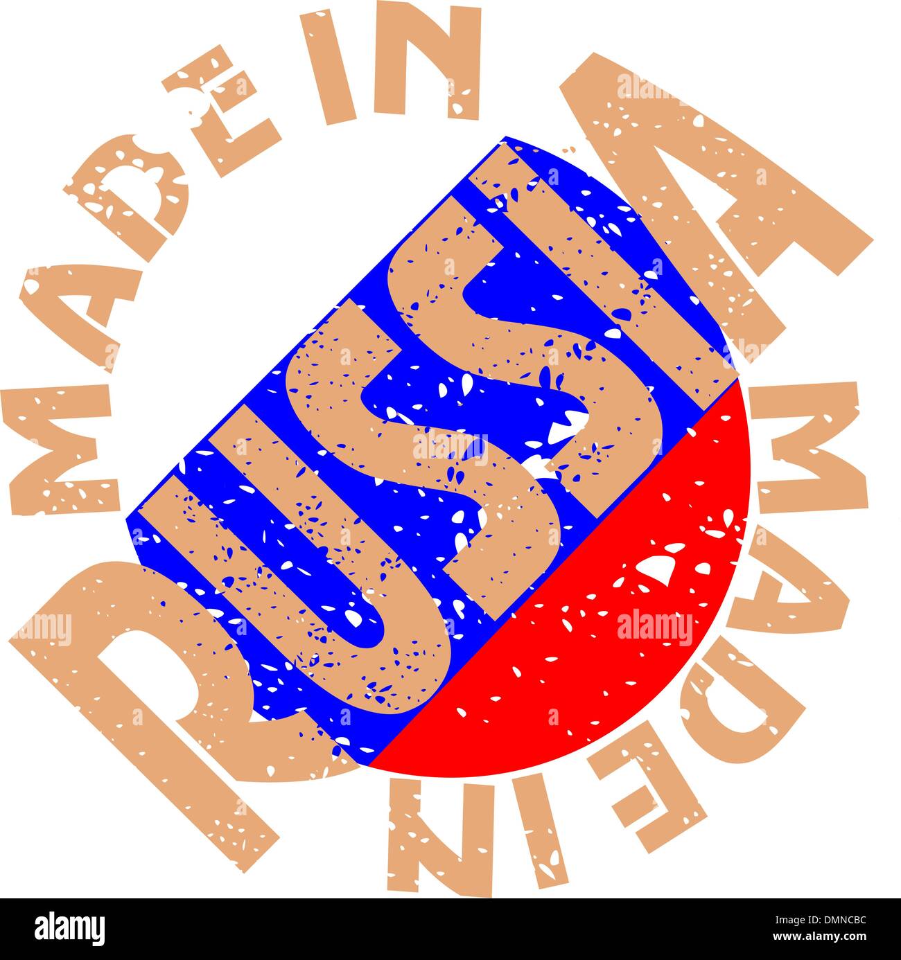 Made russia label hi-res stock photography and images - Alamy