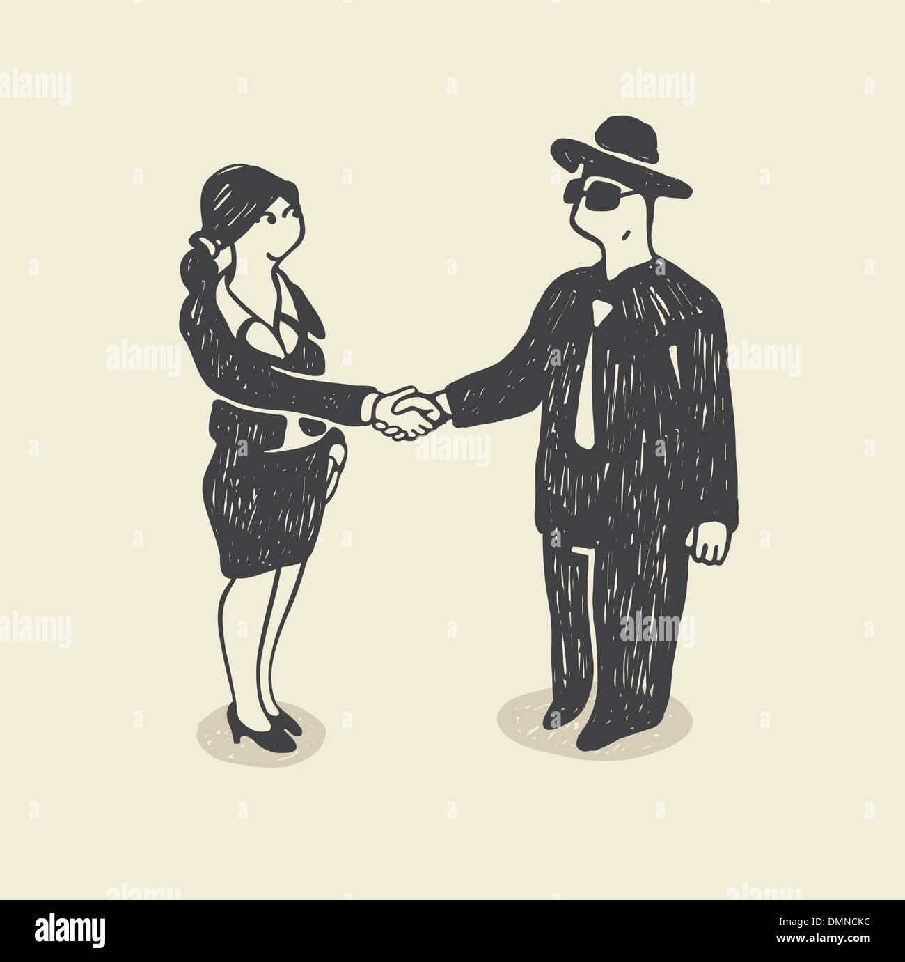 Hands to glasses Stock Vector Images - Alamy