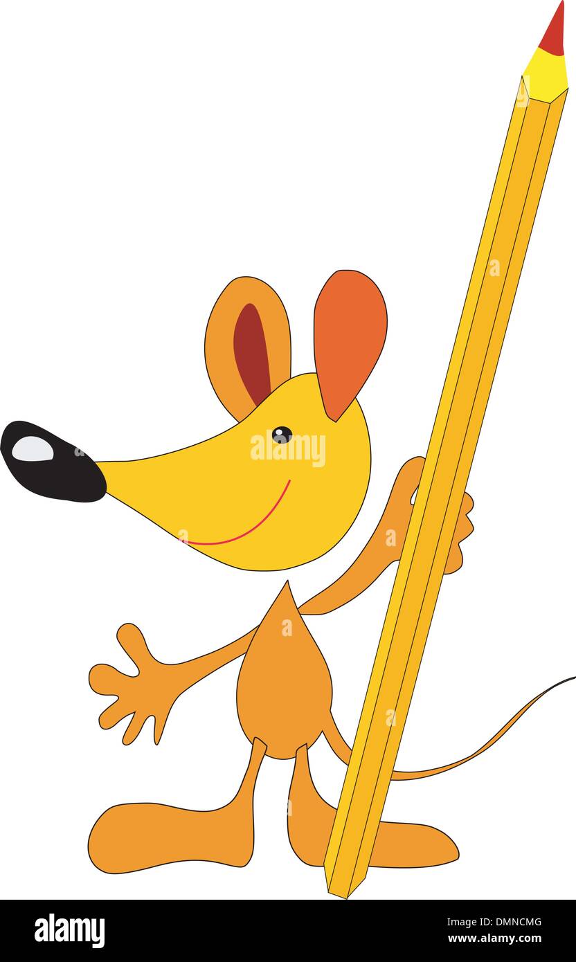 Funny mouse not computer not toy Stock Vector Images - Alamy