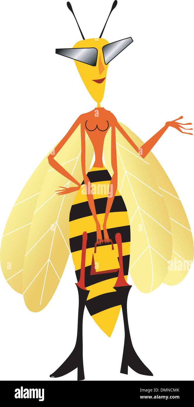 Funny wasp hi-res stock photography and images - Alamy