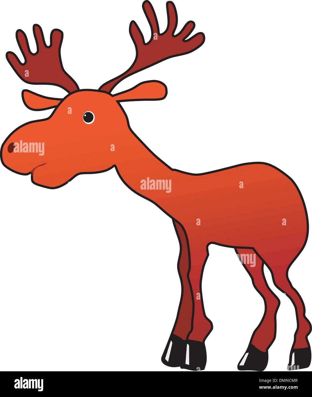 Funny moose hi-res stock photography and images - Alamy