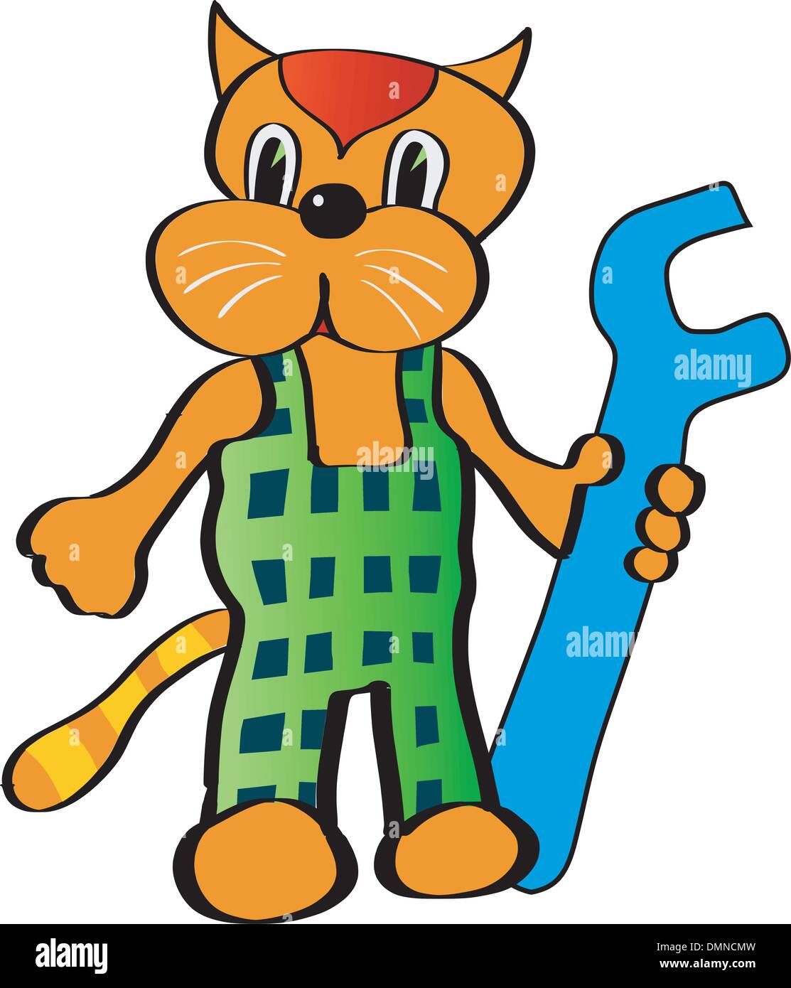 Cat cartoon character Stock Vector Images - Alamy