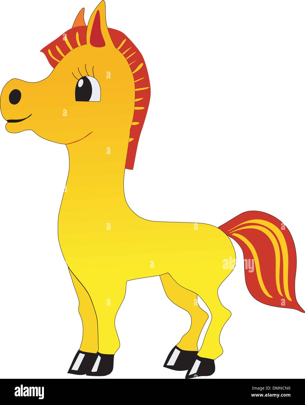 Pony cartoon hi-res stock photography and images - Alamy