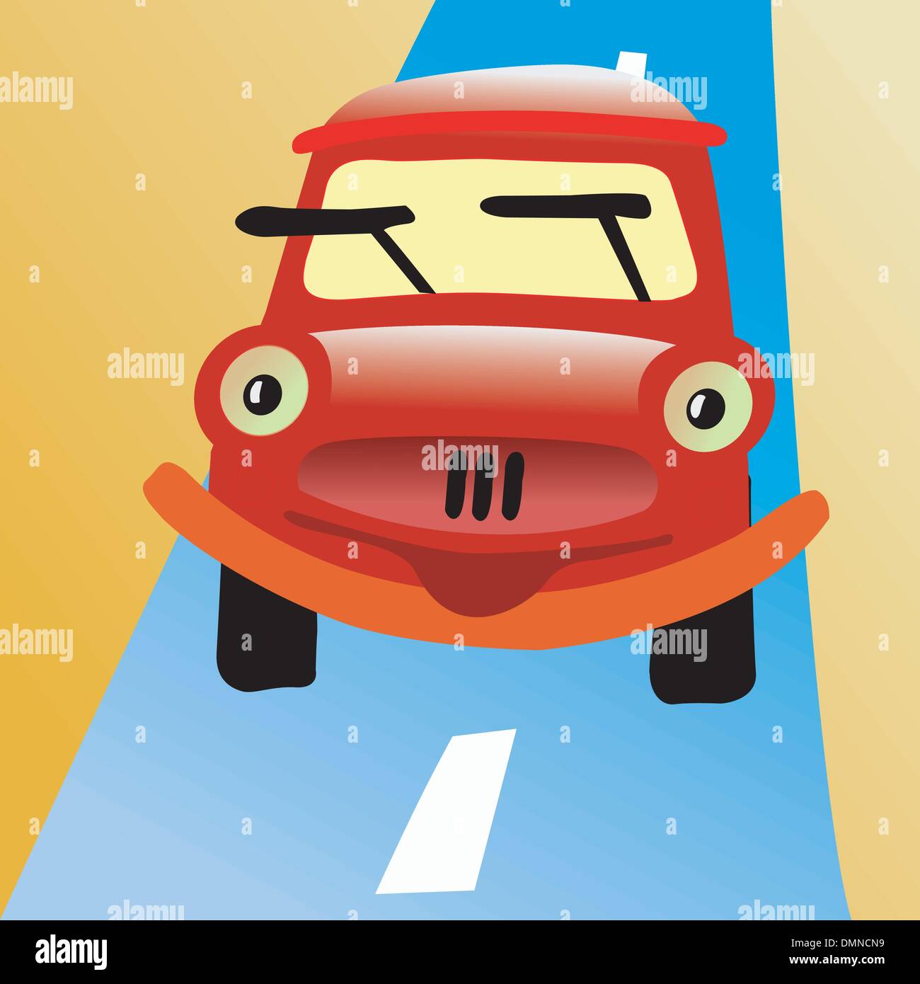Car cartoon character hi-res stock photography and images - Alamy