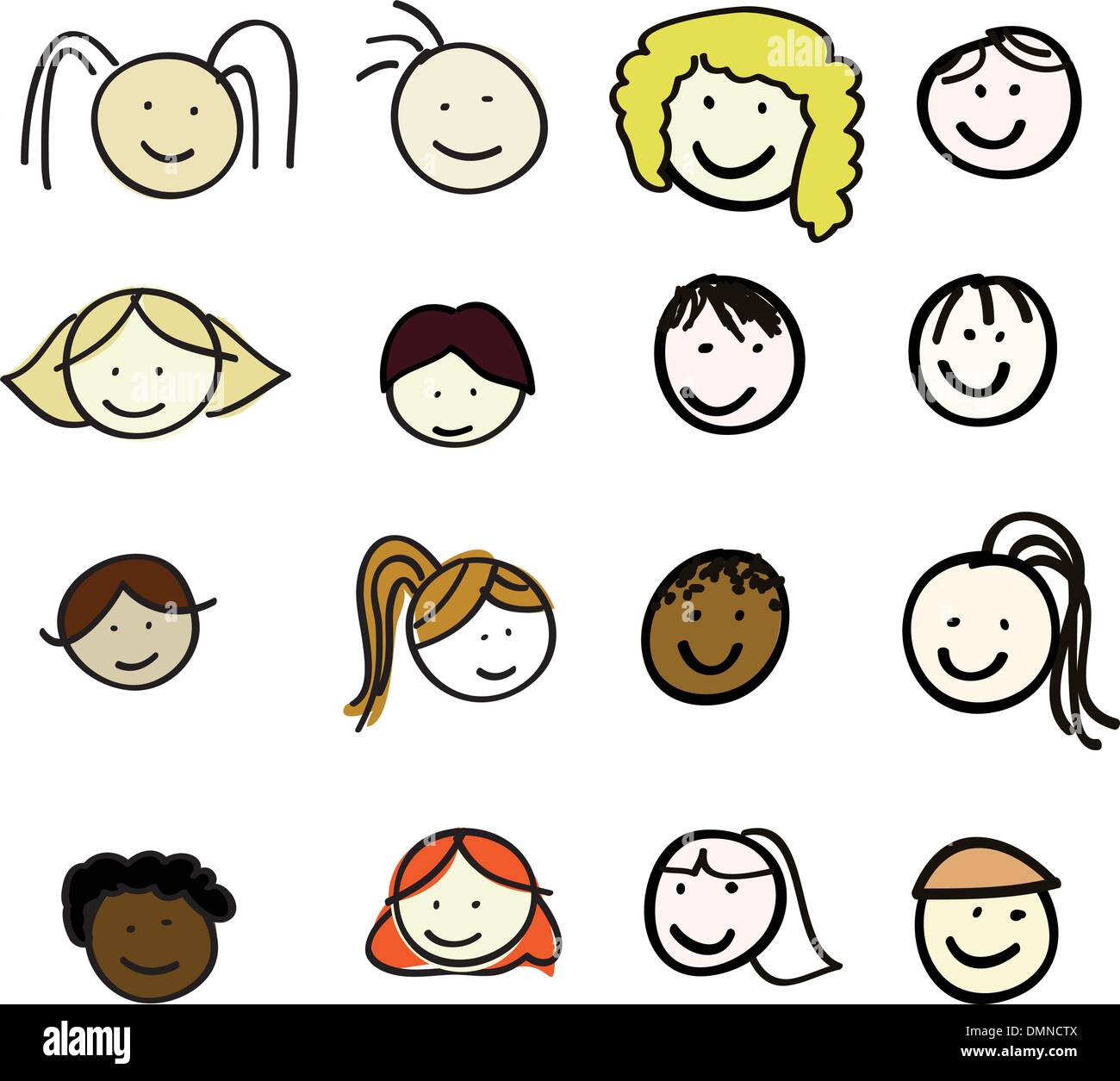 Artistic faces Cut Out Stock Images & Pictures - Alamy