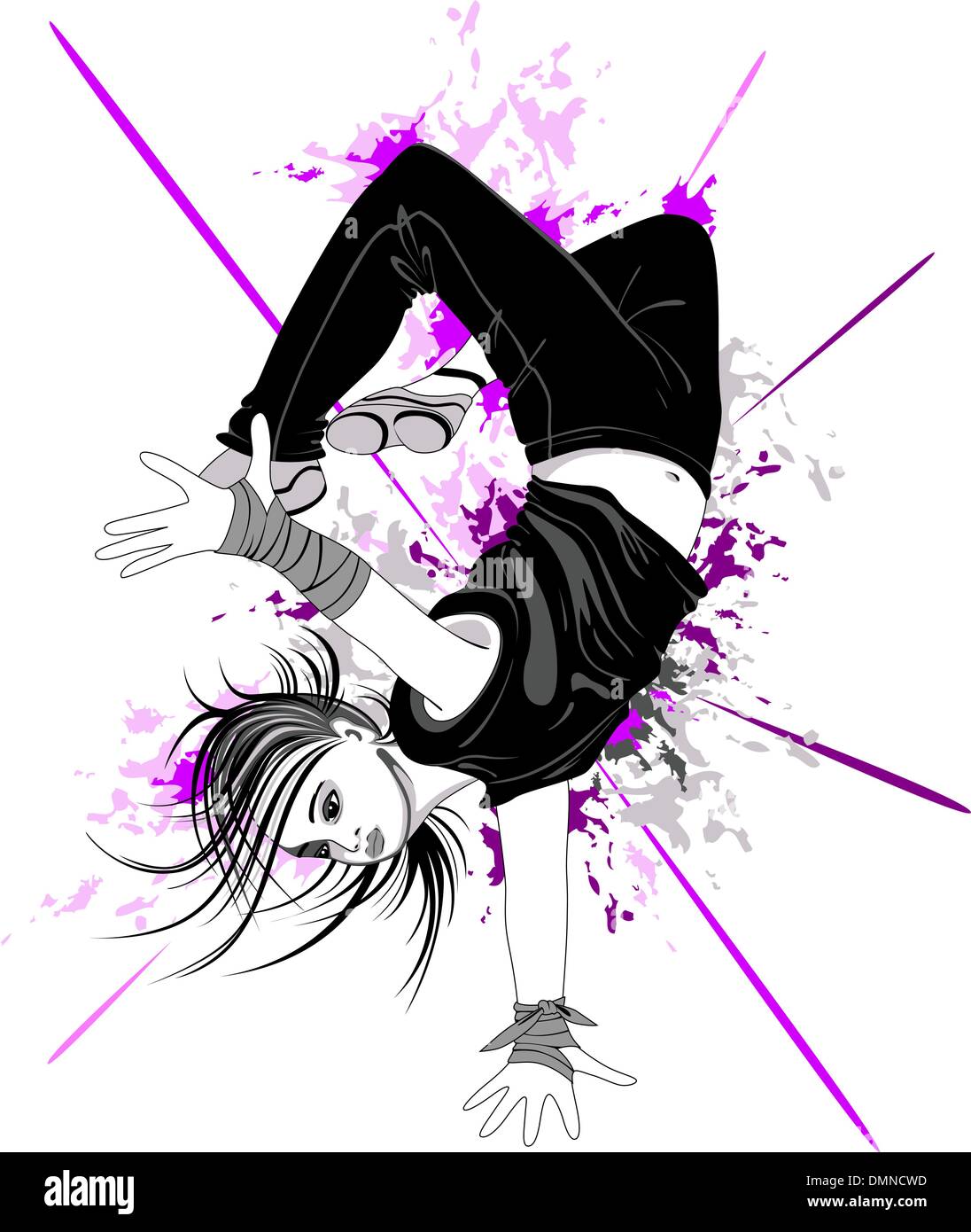 Man dancer Stock Vector Images - Alamy