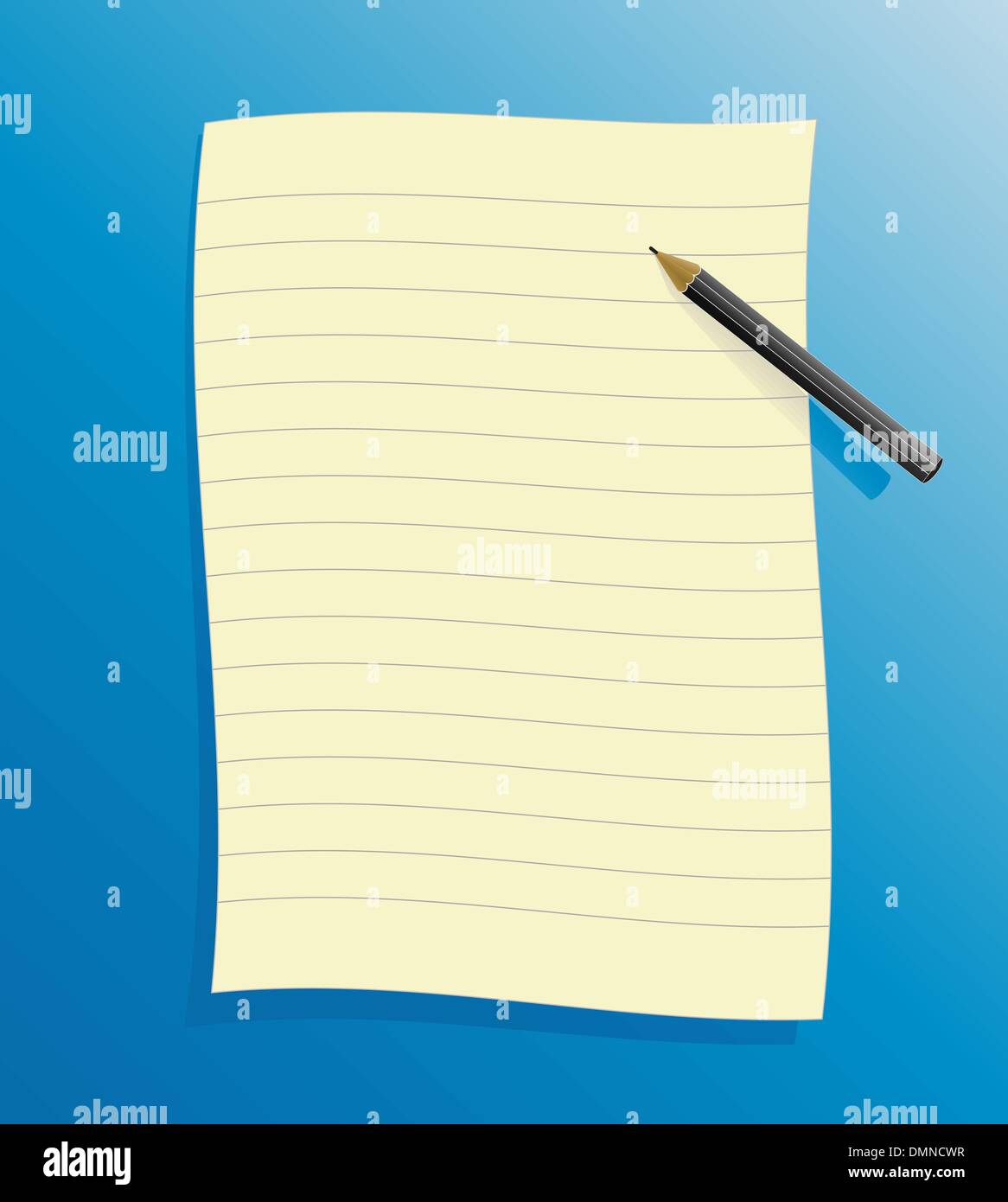 Ruled paper Stock Vector Images - Alamy